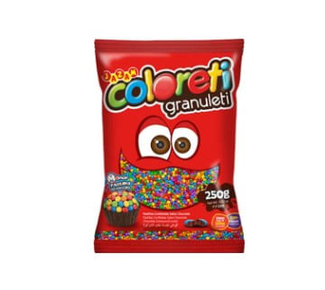 Coloreti Granuleti Sortido 250g Jazam - Colibri Festas