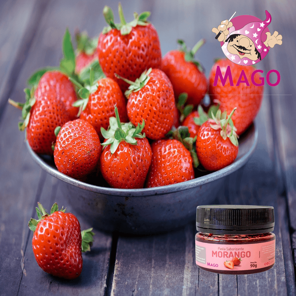 Pasta Saborizante Sabor Morango 90g Mago - Colibri Festas