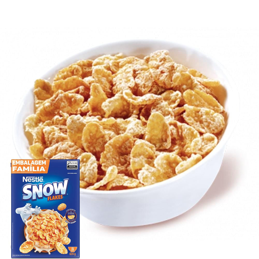 Cereal Matinal Snow Flakes 620g Nestlé - Colibri Festas