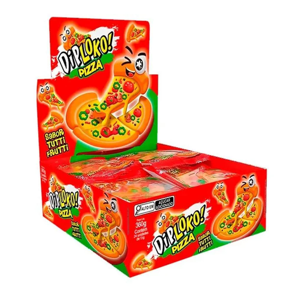 Gelatina Diploko Pizza 24x15g Danilla Foods - Colibri Festas